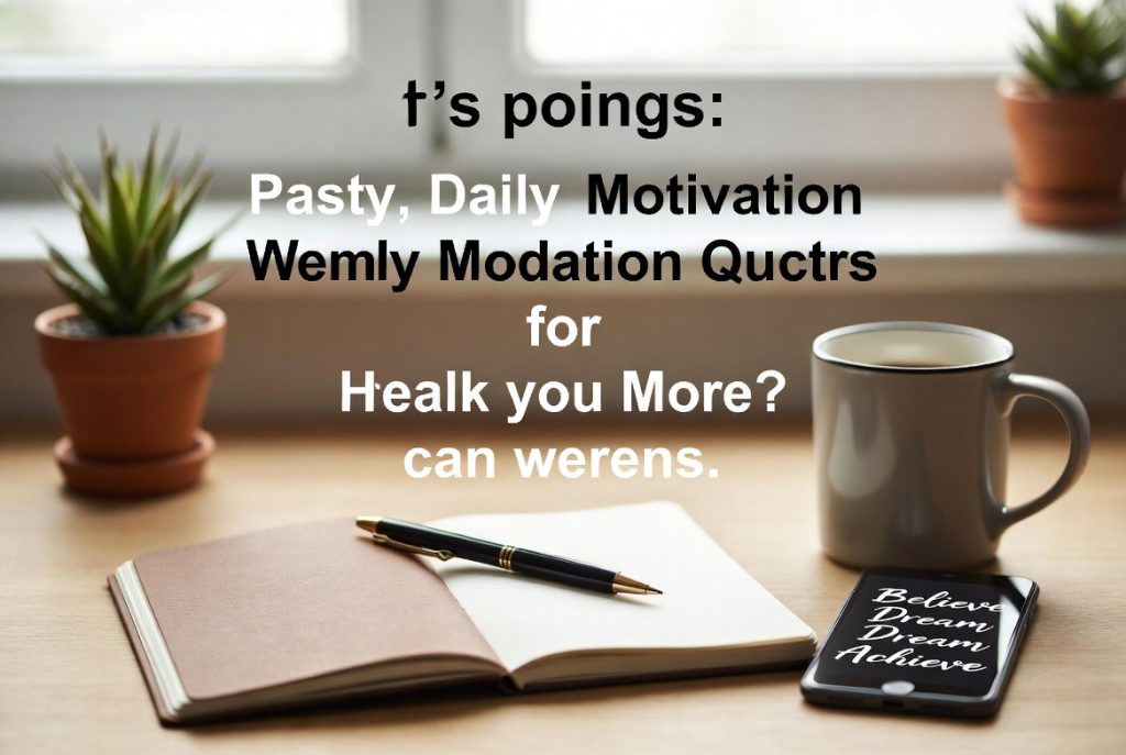 40 Daily Motivation Quotes for a Productive Life